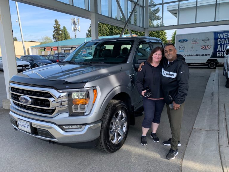 Sonny and Bev Factory Order a New Ford F-150 XLT with Ken at West Coast ...